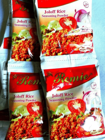 Remie Jollof Rice Seasoning Powder 50g (Strip of 10) - Cape Coast Mall